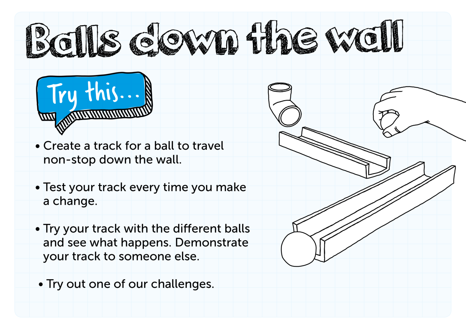 Balls down the wall - Science Oxford